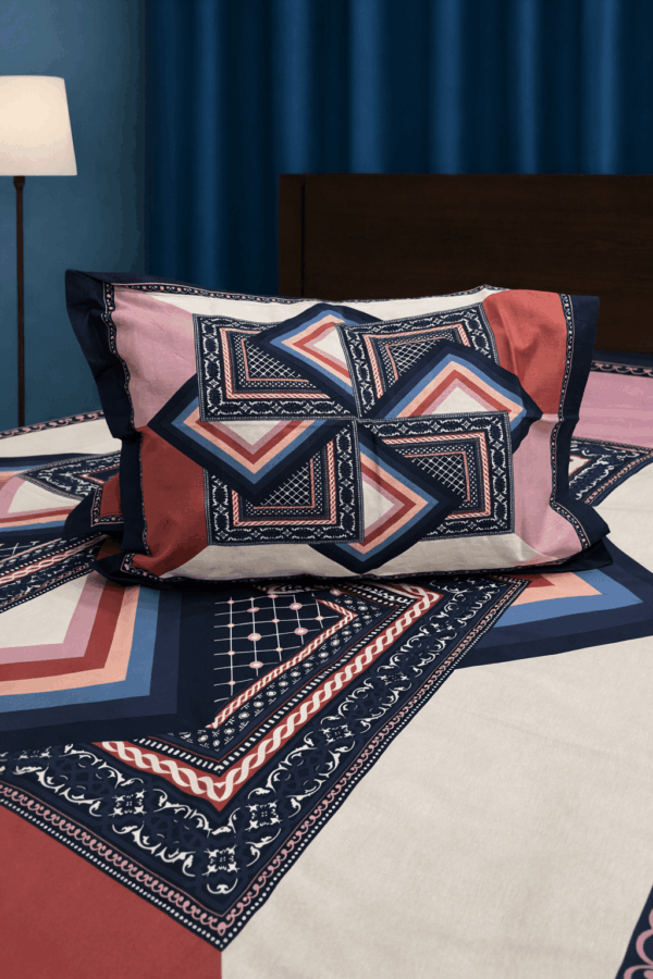 Cotton Card Check Print Bedsheet – Gultexbd